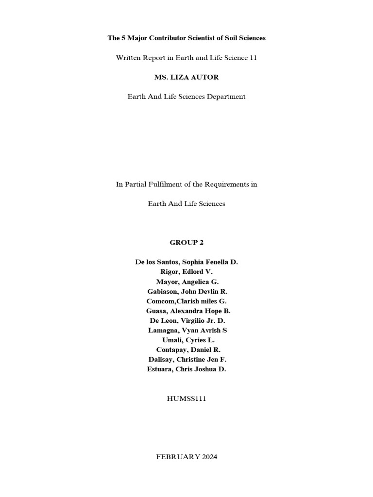 Key Figures in Soil Science History | PDF | Geology | Soil