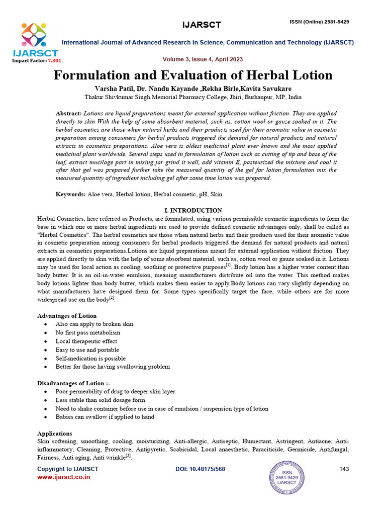 Paper 9276 | PDF | Topical Medication | Pharmaceutical Formulation