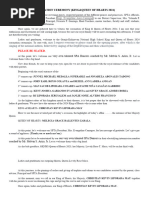 Barangay Fiesta Coronation Program | PDF