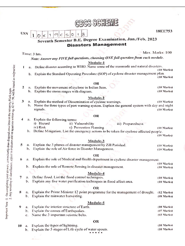 12.a.end Semester Examination | PDF