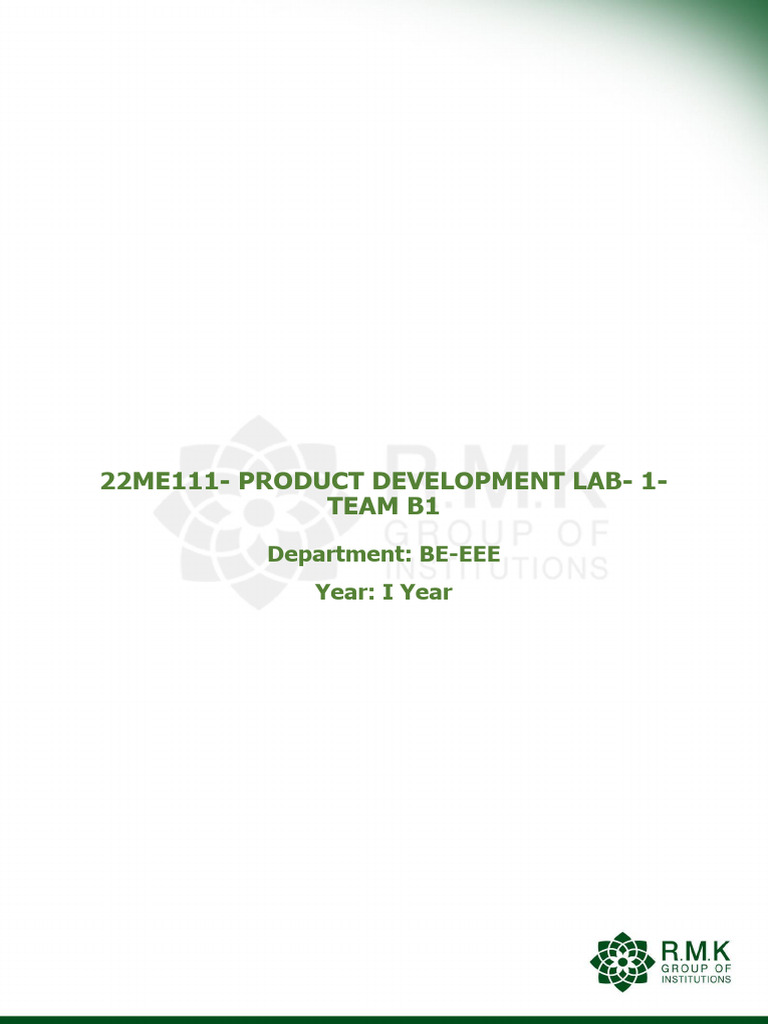 Product Development Lab Project | PDF | Artificial Intelligence ...