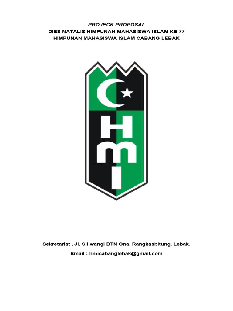 Proposal Dies Natalis HMI Ke-77 | PDF | Karier & Perkembangan