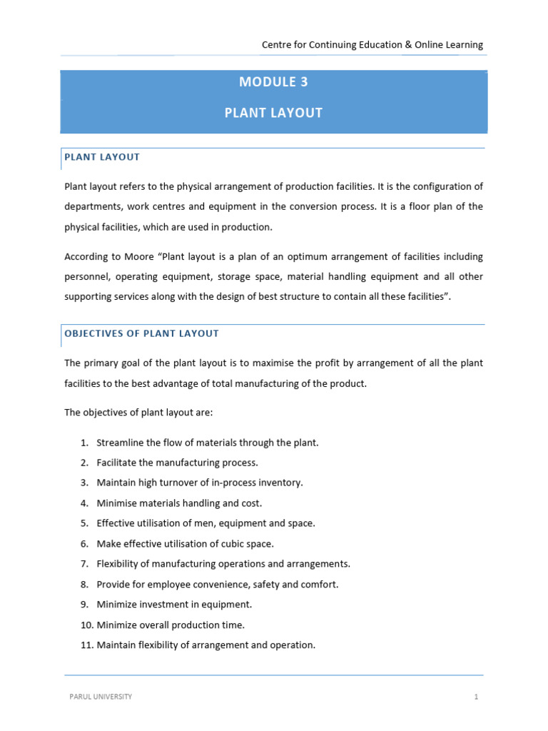 Module 3.1 Layout | PDF | Inventory | Machines