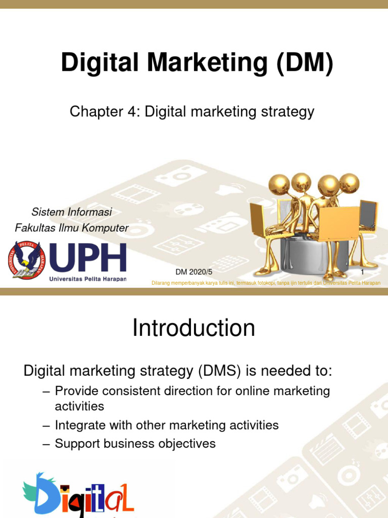 DM 2020 - Pertemuan 5 - Ch4 Digital Marketing Strategy | PDF ...
