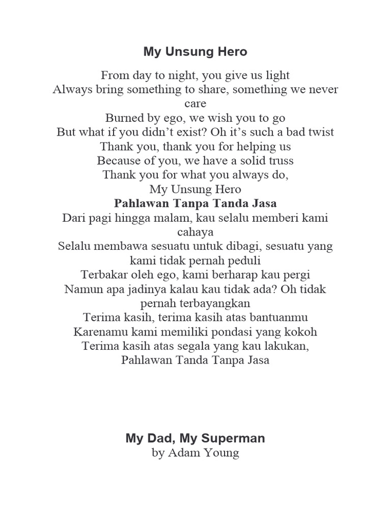 Puisi Bahasa Inggris | PDF | Puisi