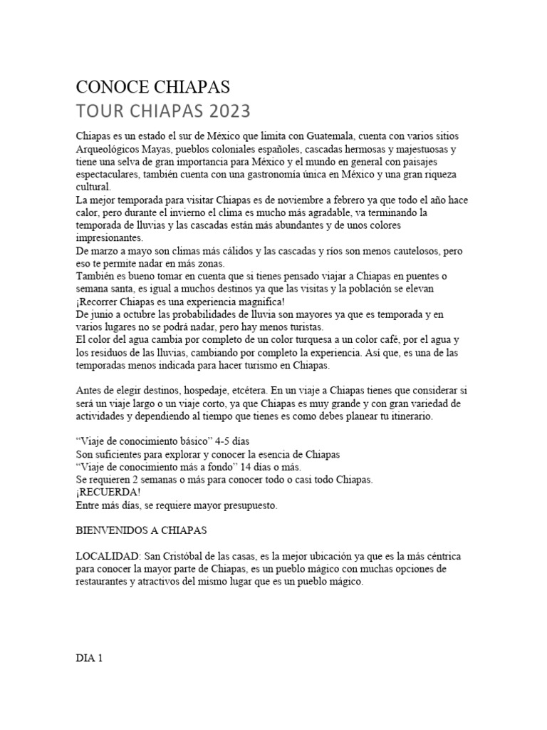 Avance Dayana Chiapas | PDF | Chiapas | México