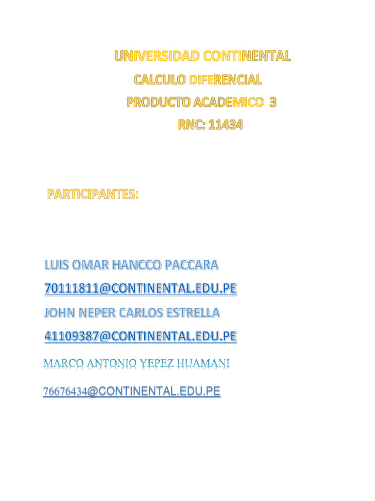 Trabajo Grupal Calculoo | PDF | Objetos matemáticos | Matemáticas