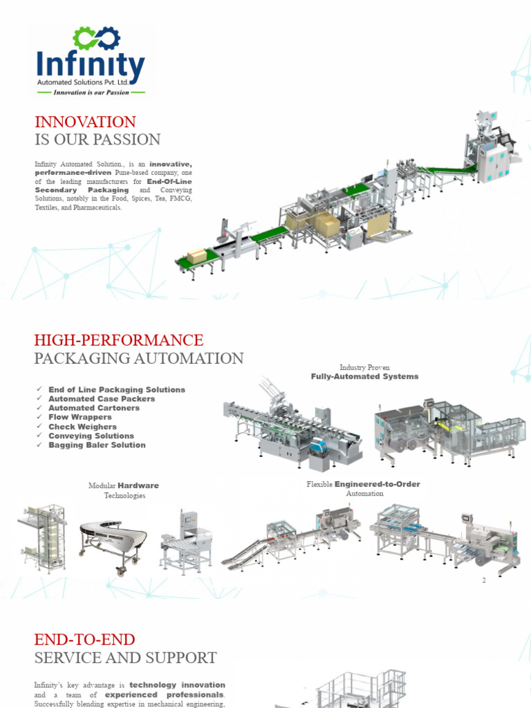 Infinity Automated Solutions PVT LTD Company Profile | PDF | Automation ...