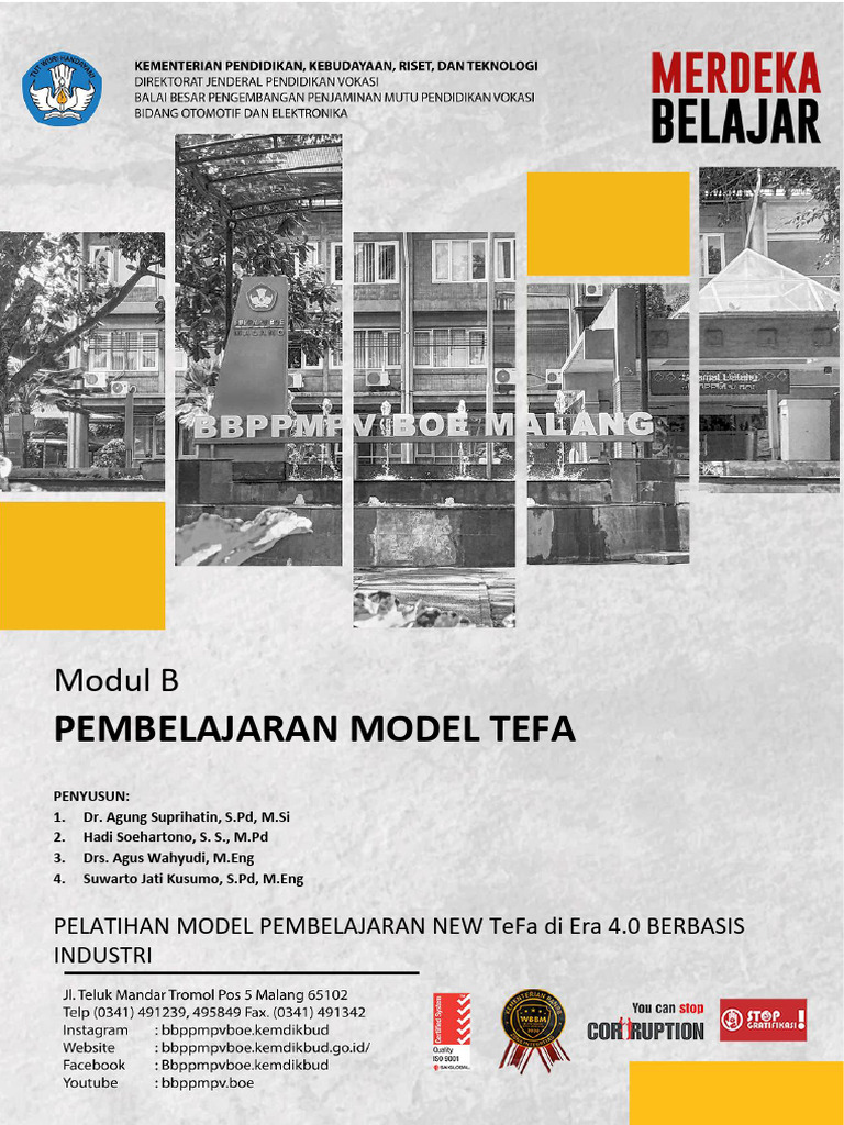 Modul Ajar Pembelajaran Model Tefa - Rev 1 | PDF | Seni