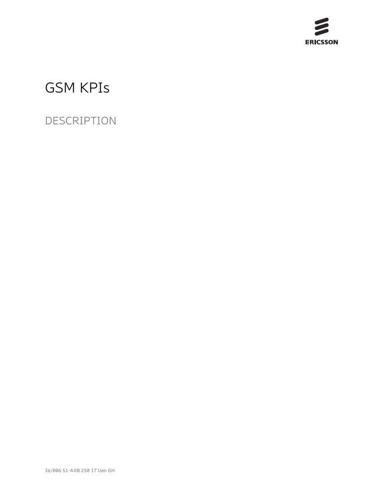 KPIs GSM | PDF | Software Defined Radio | Computer Science