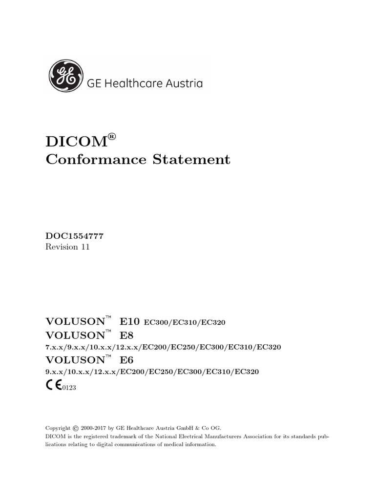 E10 DICOM Statement | PDF | Computer Network | Computing