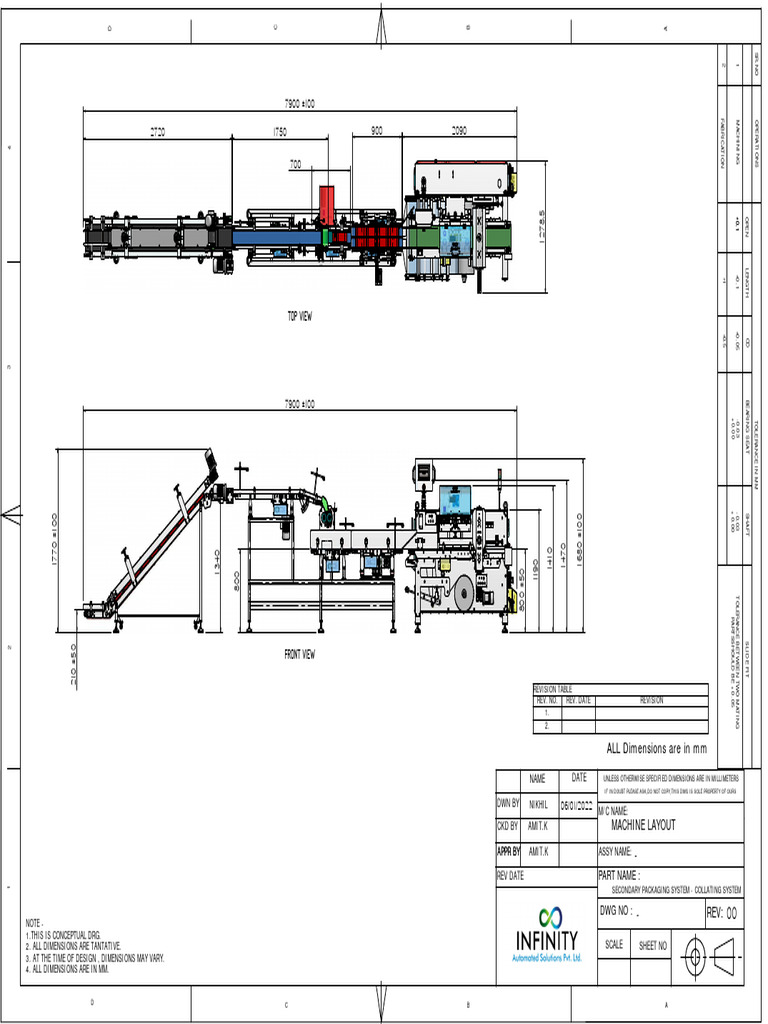 Secondary Packaging System Layout | PDF | Mechanical Engineering ...