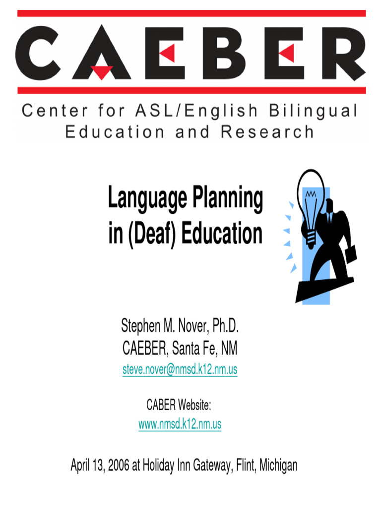 Signacy, Oracy, and Literacy | Download Free PDF | American Sign ...