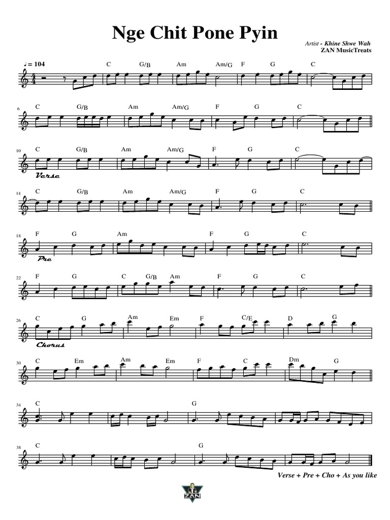 Nge Chit Pone Pyin - Khine Shwe Wah | PDF