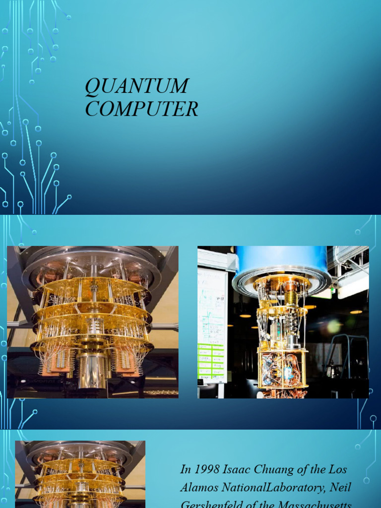 Quantum Computer | PDF | Quantum Computing | Applied Mathematics