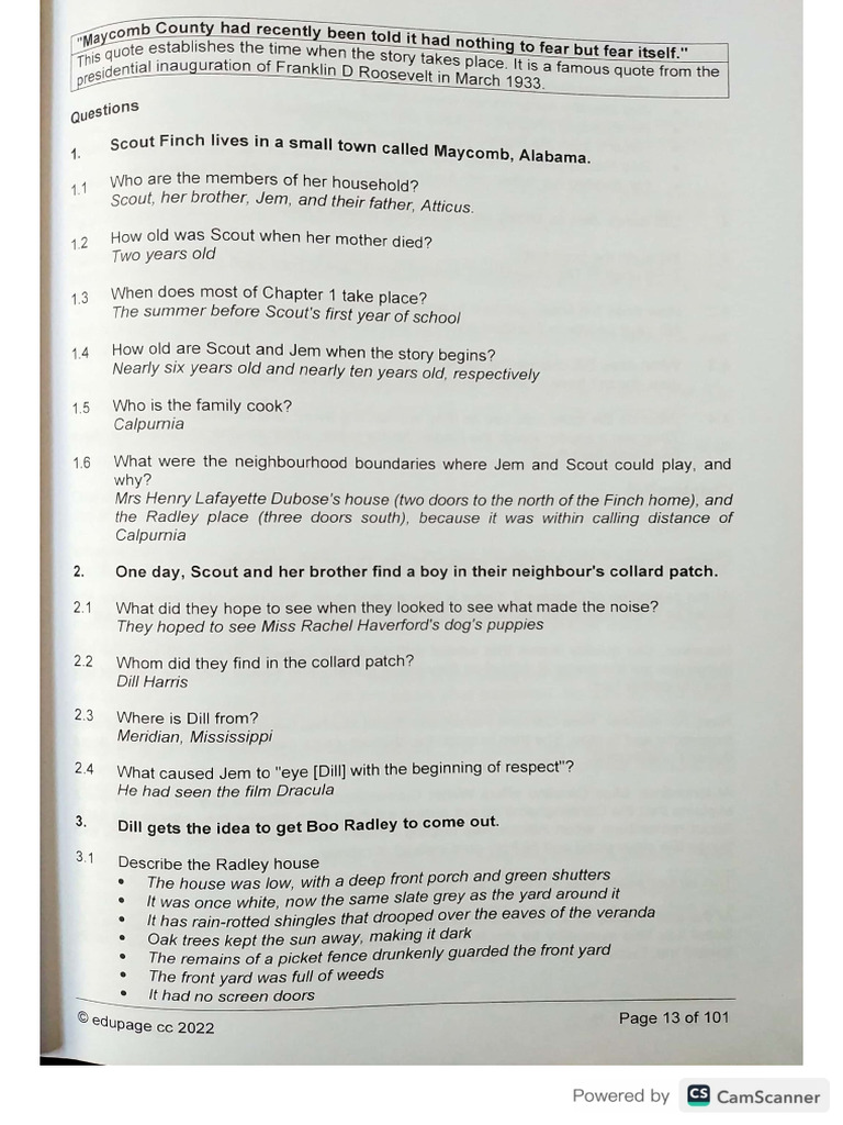 TKMB Chapter 1 MG | PDF