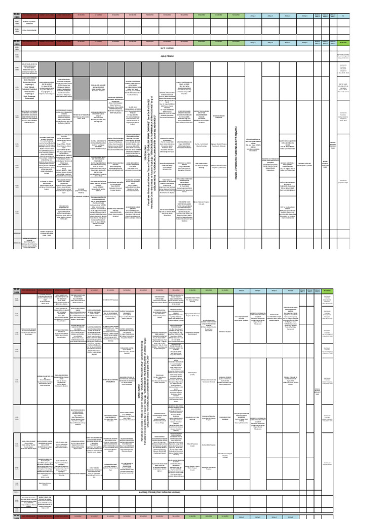 EGEKAF'24 Takvim-20.02.2024 | PDF