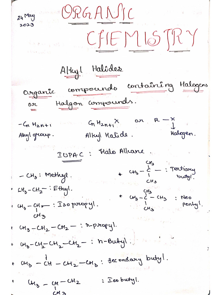 Alkyl Halides | PDF