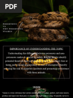 Awareness Safety Talk SNAKE HAZARDS | PDF | Snake | Venomous Snakes