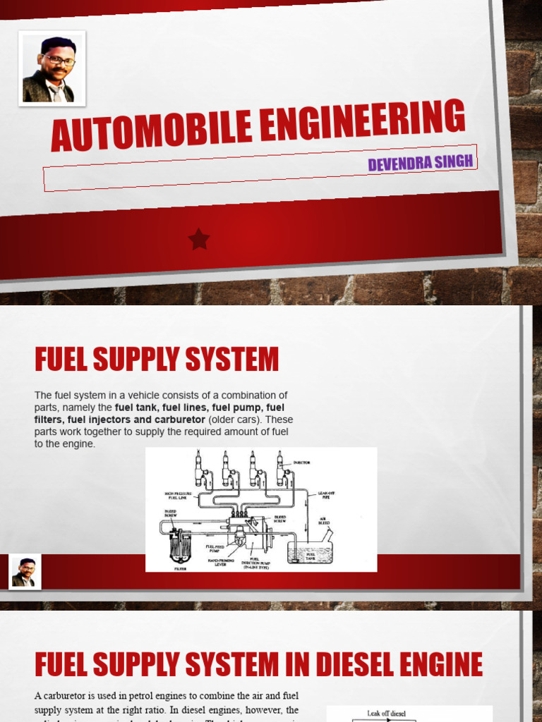Fuel Supply Systems in Diesel and Petrol Engines | PDF | Fuel Injection ...