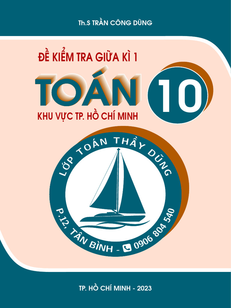 17 de Kiem Tra Giua Hoc Ki 1 Toan 10 So GDDT TP Ho Chi Minh | PDF