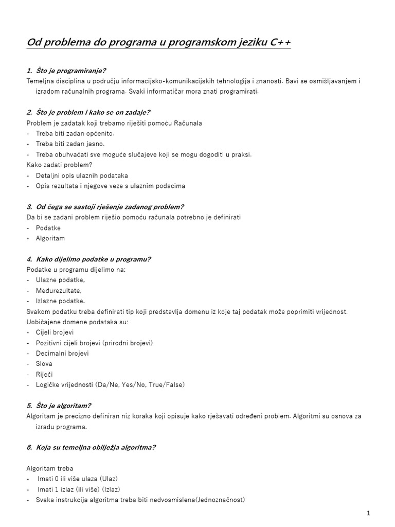 Programiranje Skripta | PDF