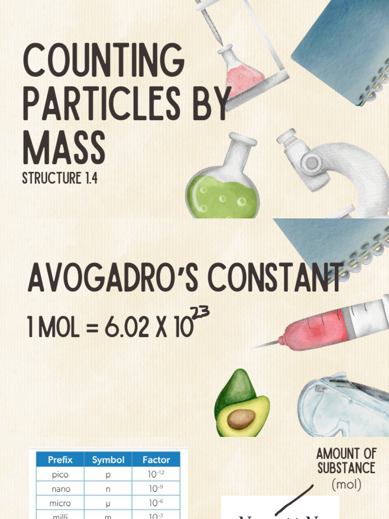 Structure 1.4 (Stoichiometry) | PDF | Mole (Unit) | Concentration