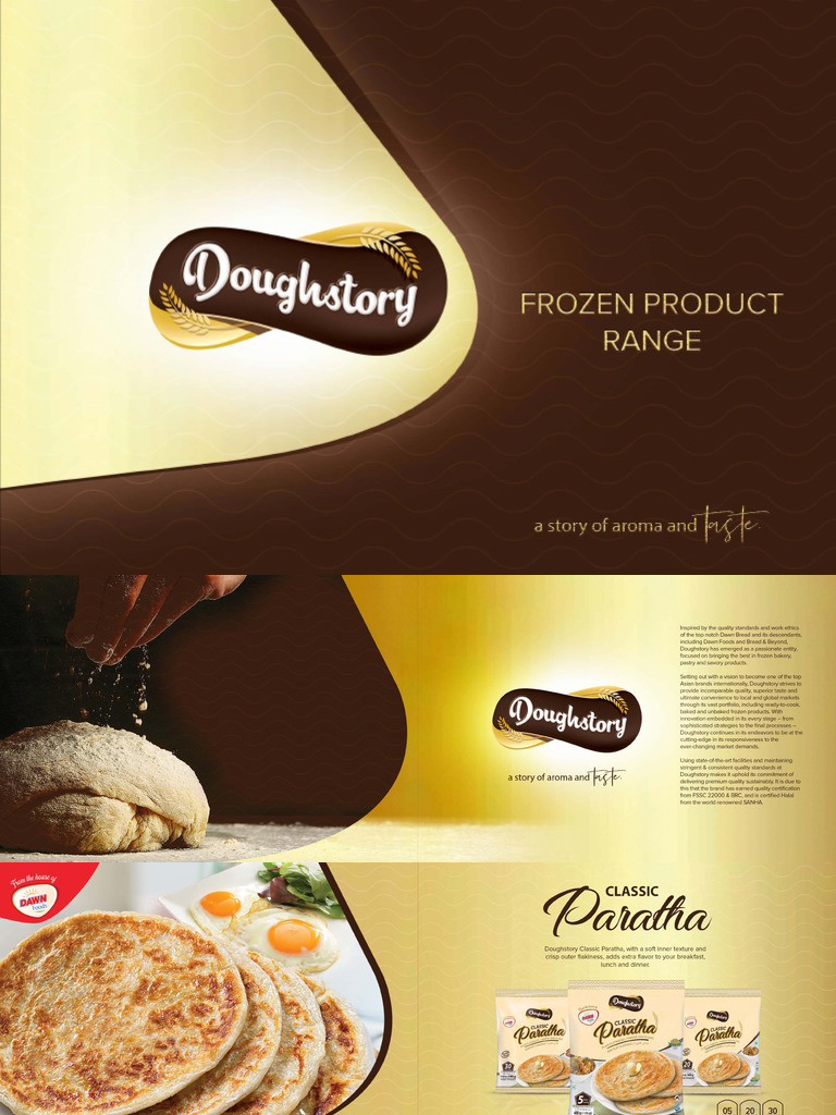 Doughstory Catalogue of Frozen Food Range | PDF