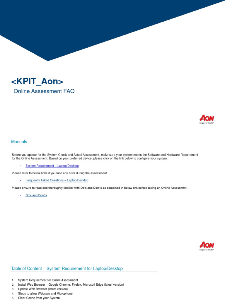 Faq Kpit | PDF | World Wide Web | Internet & Web