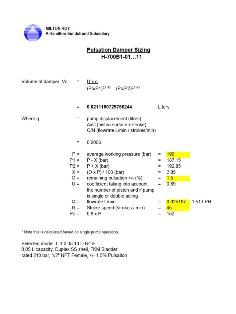 SAIP Damper Calculation | PDF | Physical Quantities | Quantity