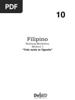 Filipino-Module Grade 10 Quarter 3 | PDF