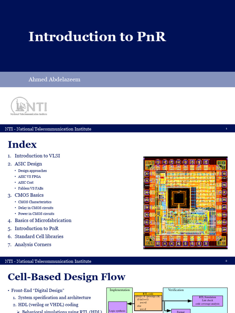 Introduction To PNR | PDF | Integrated Circuit | Hardware Description Language