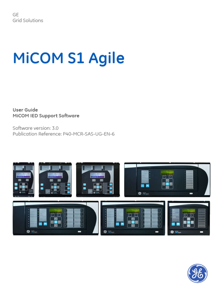 MiCOM S1 Agile User Guide | PDF | Computer Network | Network Topology