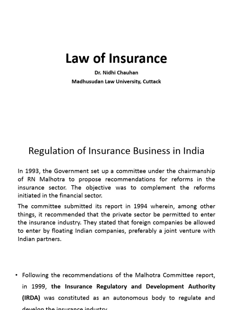 Insurance Law | PDF | Insurance | Corporations