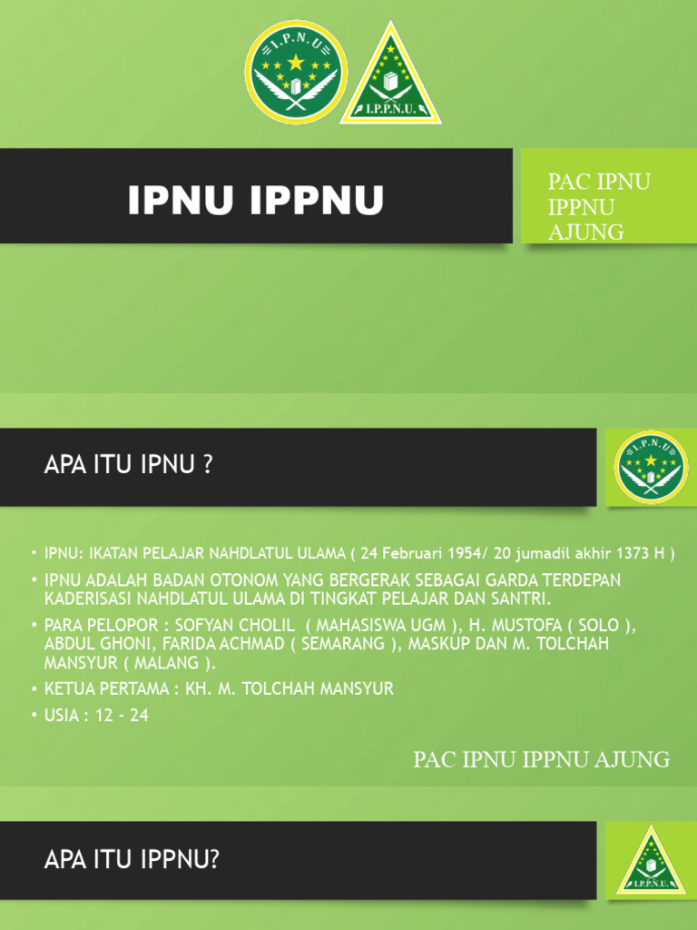 Ipnu Ippnu-1 | PDF | Agama & Spiritualitas