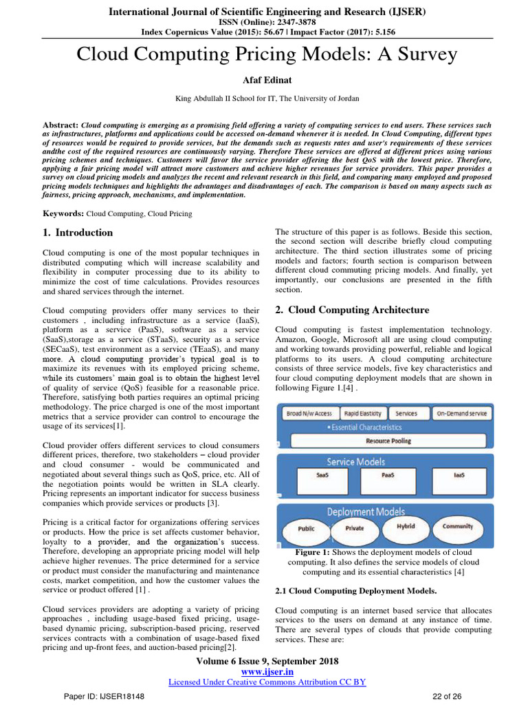 IJSER18148 (1) (1) | PDF | Cloud Computing | Software As A Service