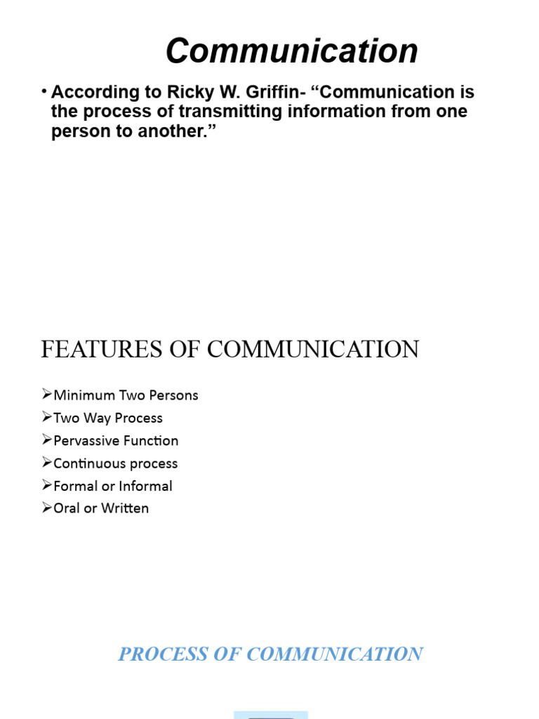 Communication | PDF | Communication | Information