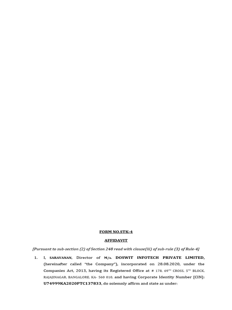 Rs 50 Affidavit - Sharmila | PDF | Affidavit | Justice