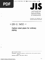 Jis G3456 | PDF | Pipe (Fluid Conveyance) | Engineering Tolerance