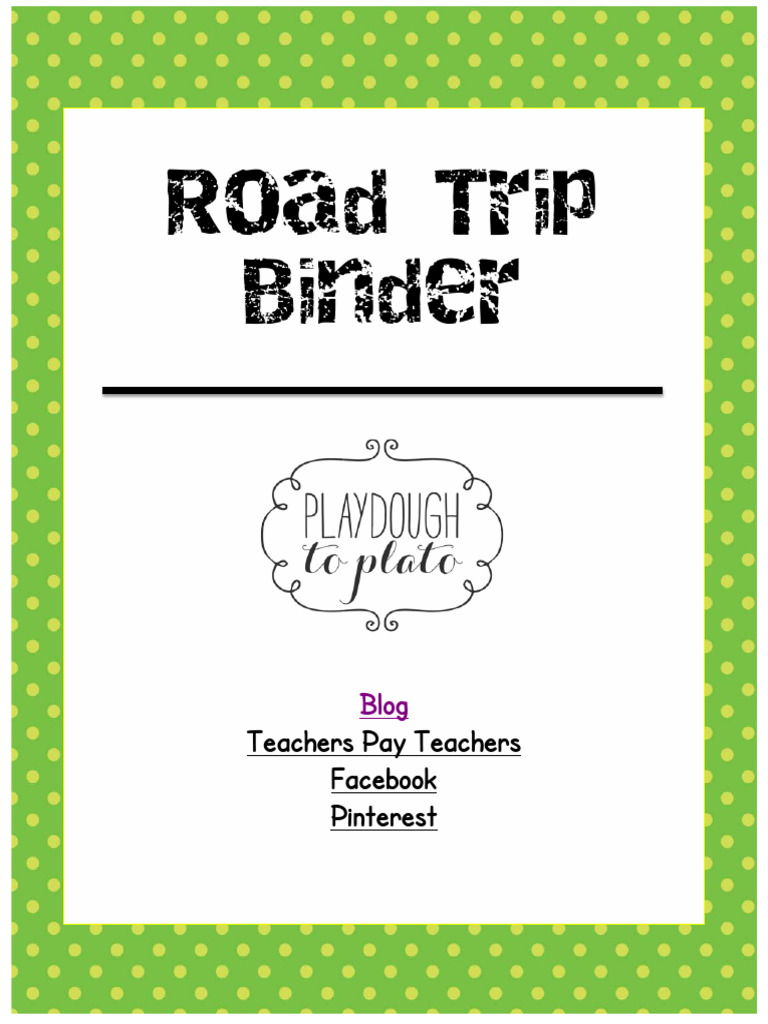 Road Trip Activity Pack | PDF