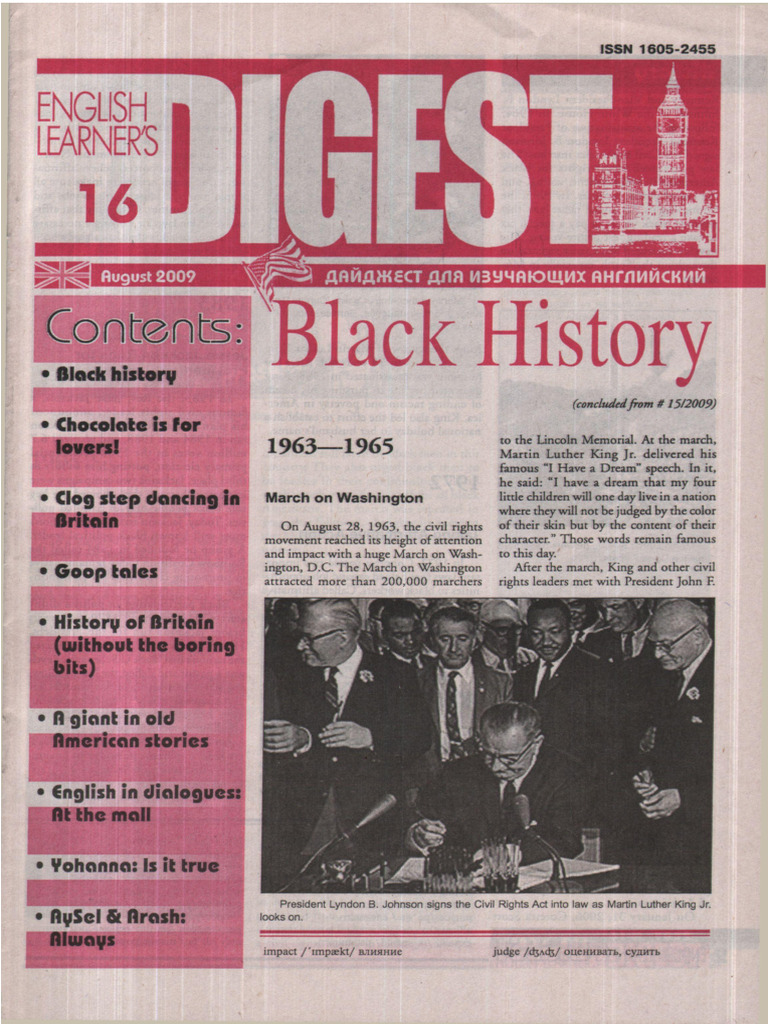 EA3A7 English Learner S Digest 2009 16 | PDF