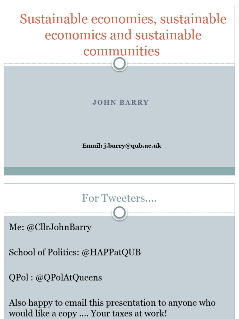 Sustainable Economies Everything You Wanted To Know About Econ | PDF | Economics | Economic Growth