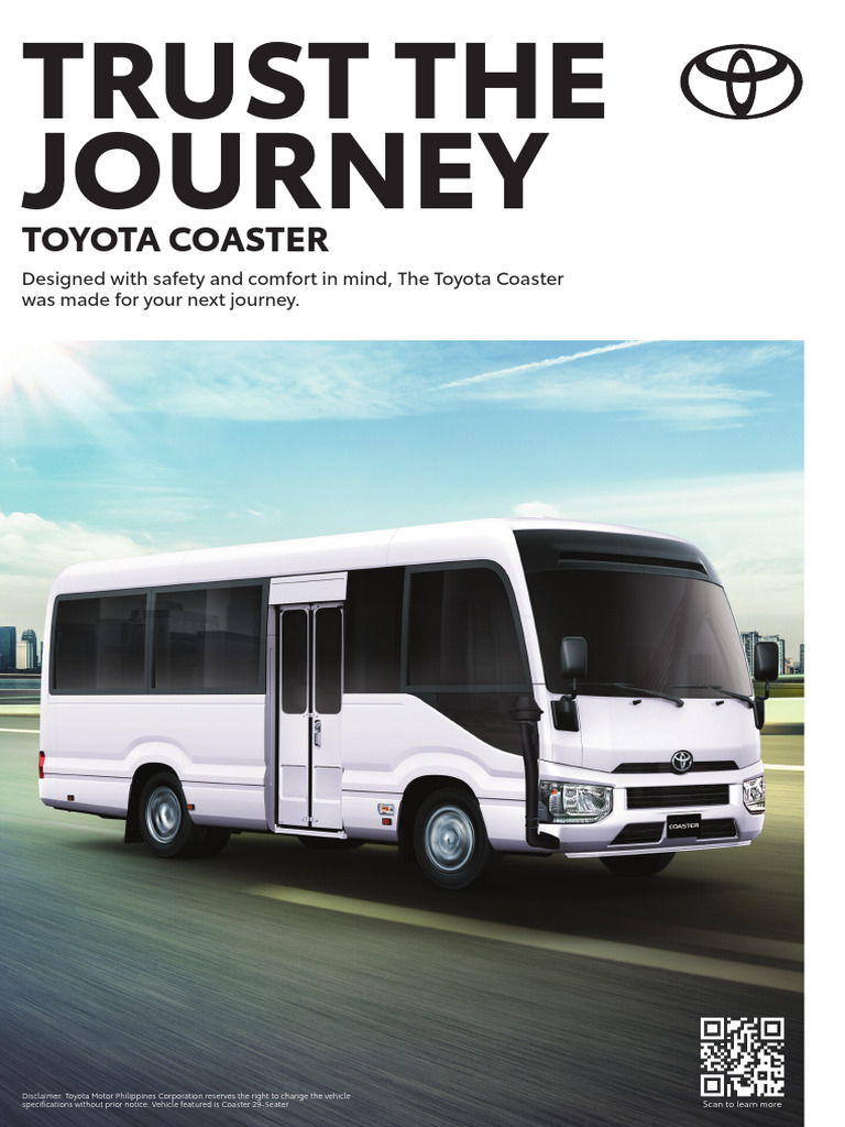 Toyota Coaster: Designed With Safety and Comfort in Mind, The Toyota ...