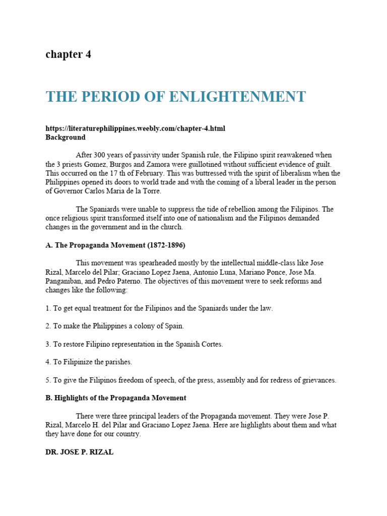 The-literature-of-the-propaganda-movement | PDF | Philippines