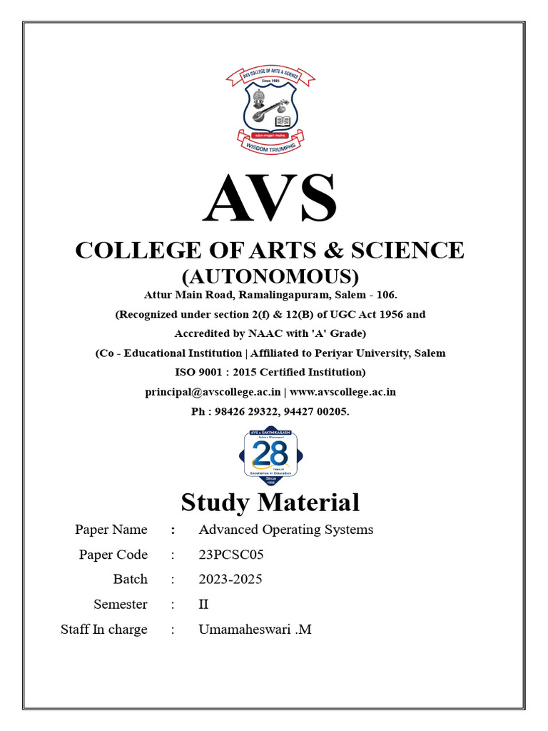 Aos PG | PDF | Operating System | 64 Bit Computing