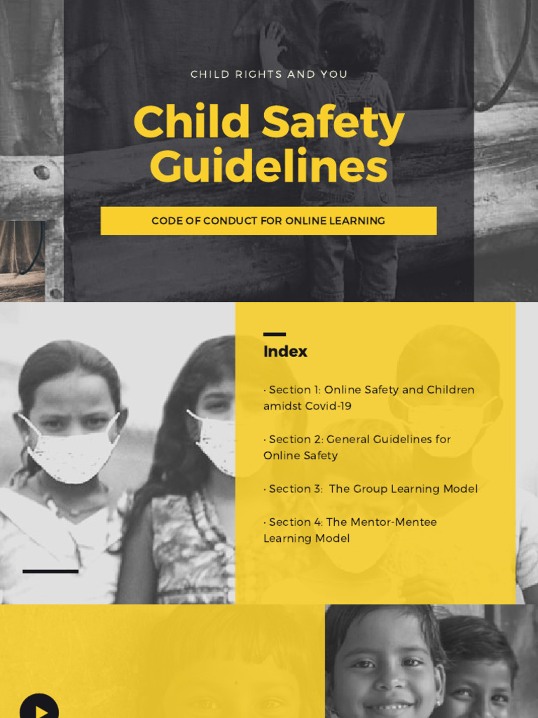 Child Safety Guidelines - Online Class | PDF | Mentorship | Educational ...