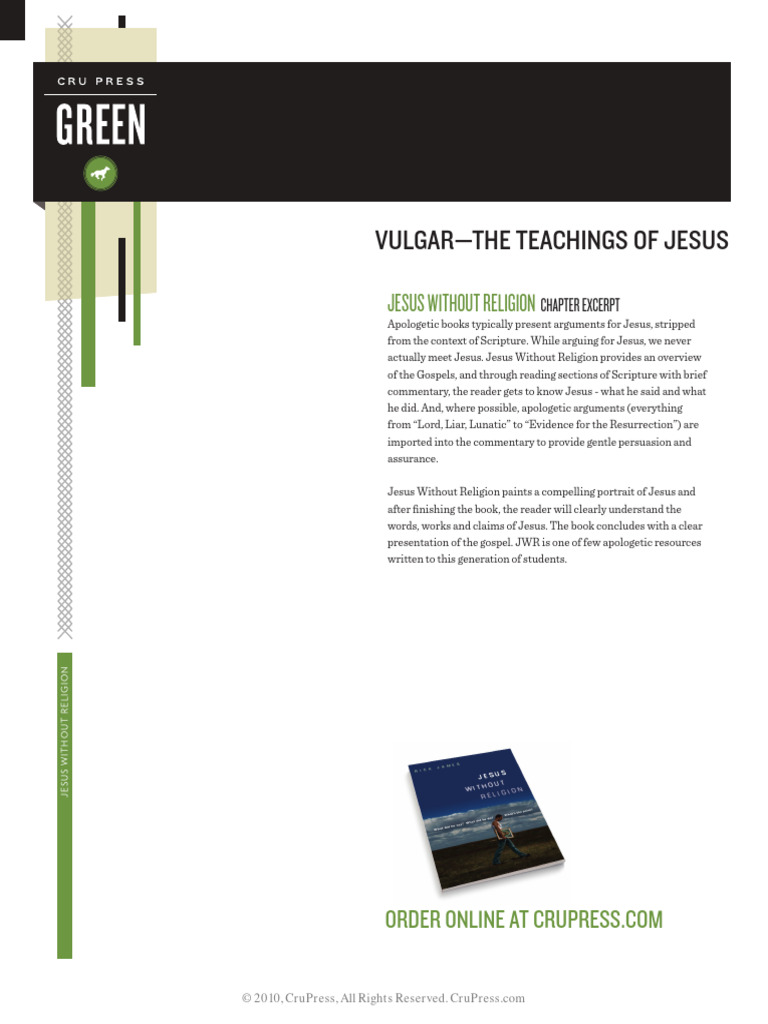 Understanding Jesus' Teachings | PDF | Jesus | Paul The Apostle