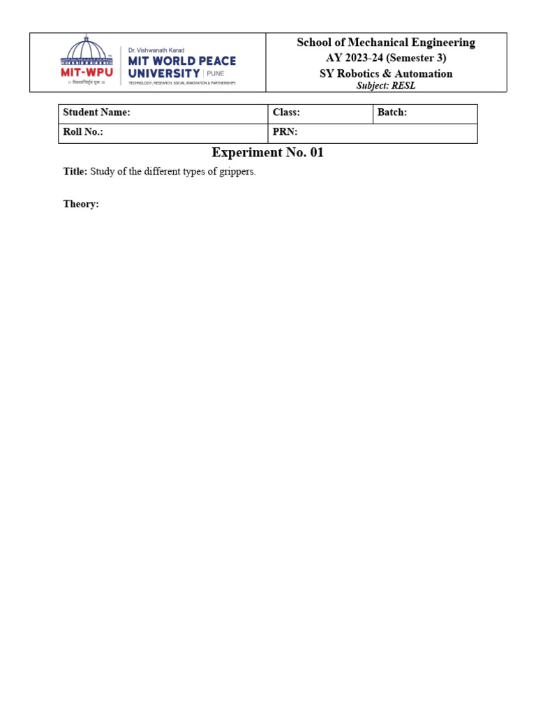 Blank Template | PDF
