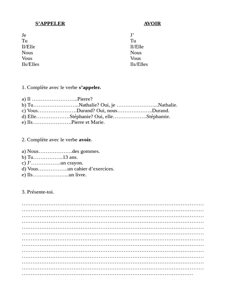 Francés 1 Eso | PDF