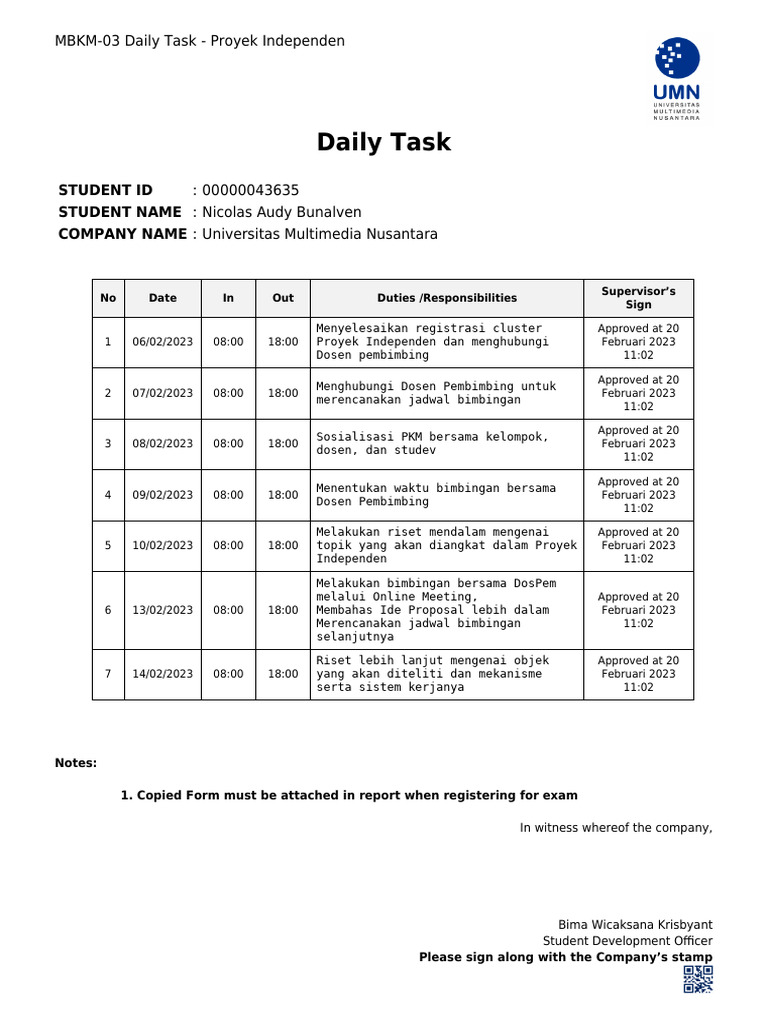 2211 6 1 DailyTask | PDF